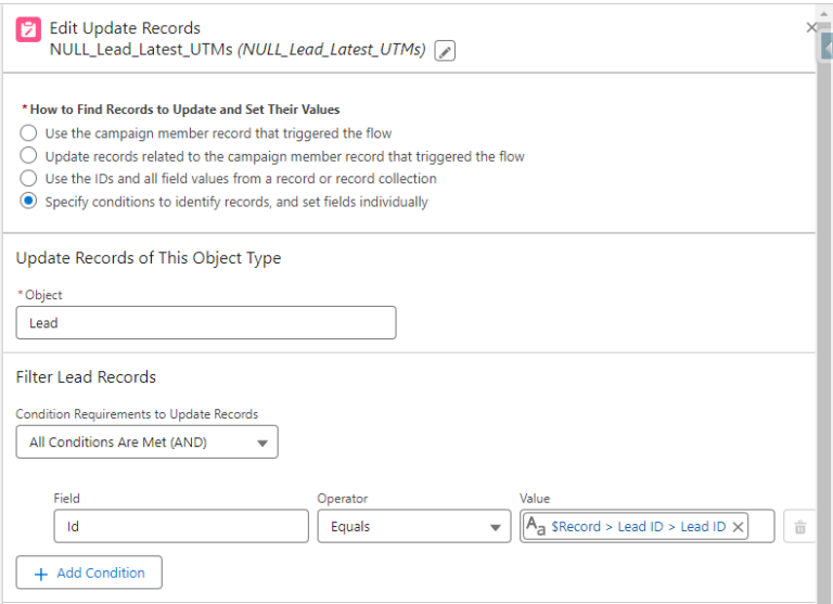 How to: Salesforce Flows to Populate UTM Campaign Member Fields - Etumos