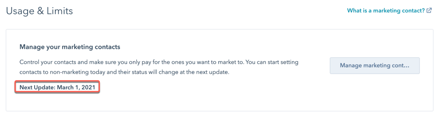 HubSpot 101: How to Manage Marketing Contacts/Non-Marketing Contacts ...